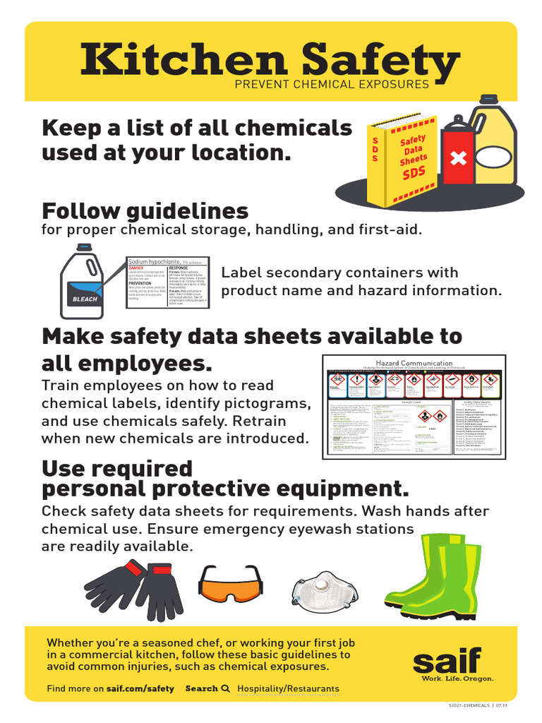 S1021-CHEM_Restaurant_Safety_11x17_poster | PDF | Toxicity ...