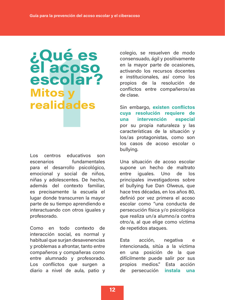 Guia-Prevencion-del-acoso-escolar-caso de Estudio | PDF | Acoso ...
