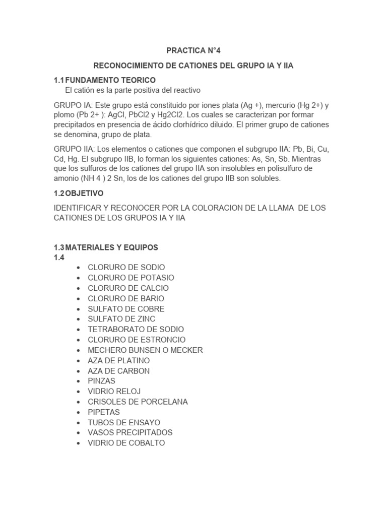Practica N4 | PDF | Combustión | Cloruro