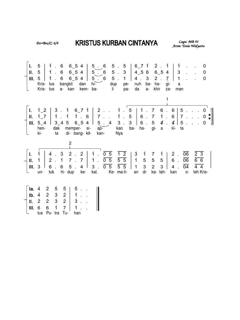 Kristus Kurban Cintanya | PDF