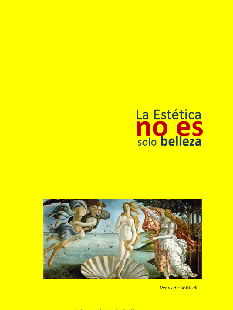 La Estética No Es Belleza | PDF | Belleza | Estética