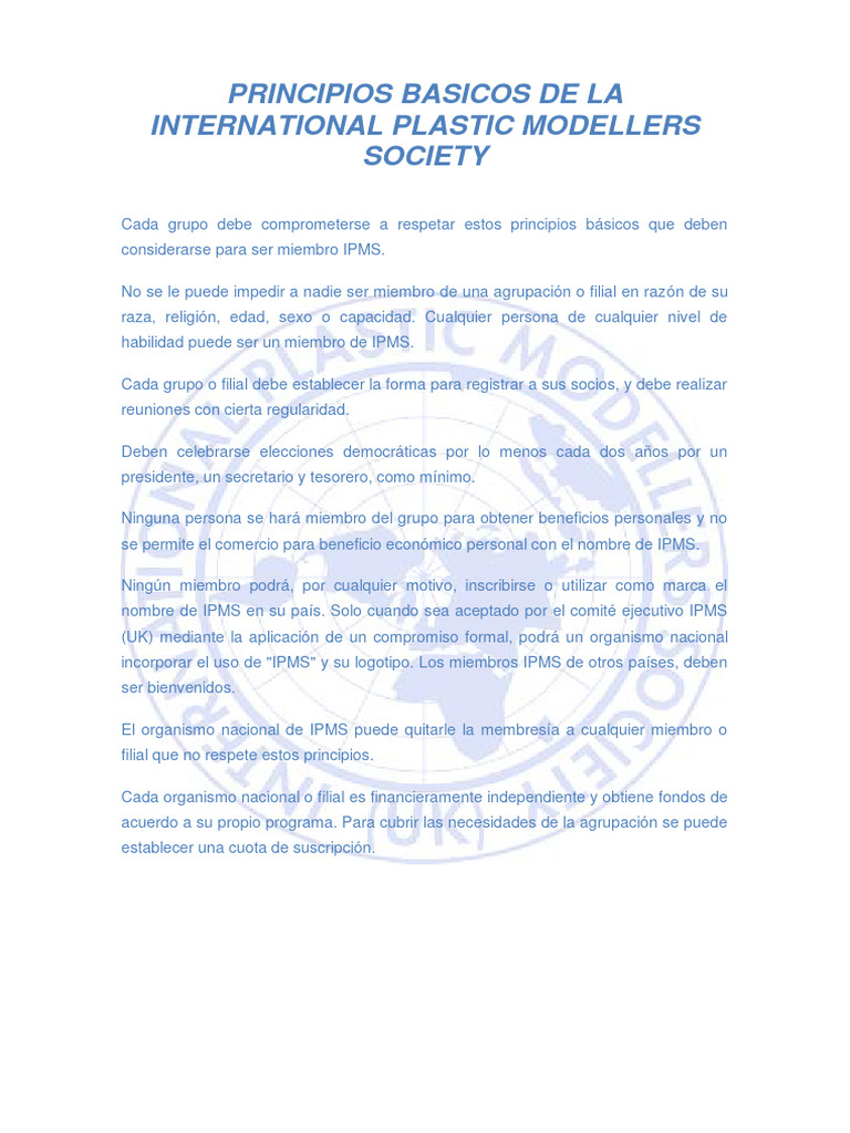 Principios IPMS | PDF