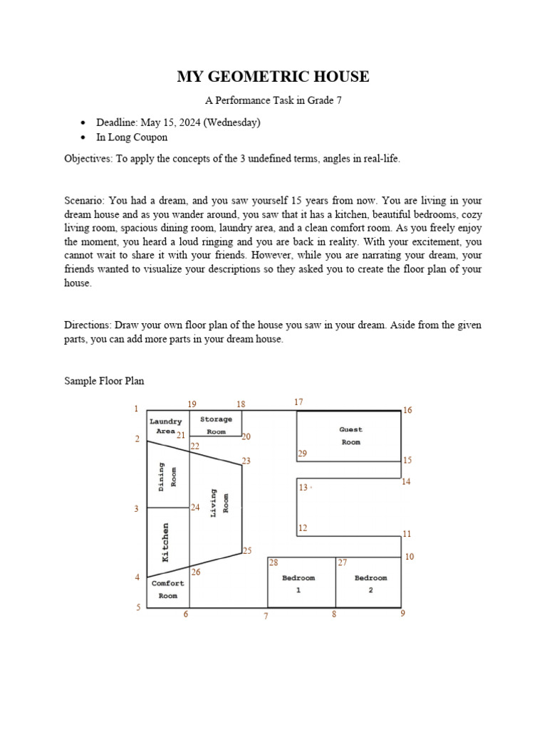 My Geometric House | PDF | Room