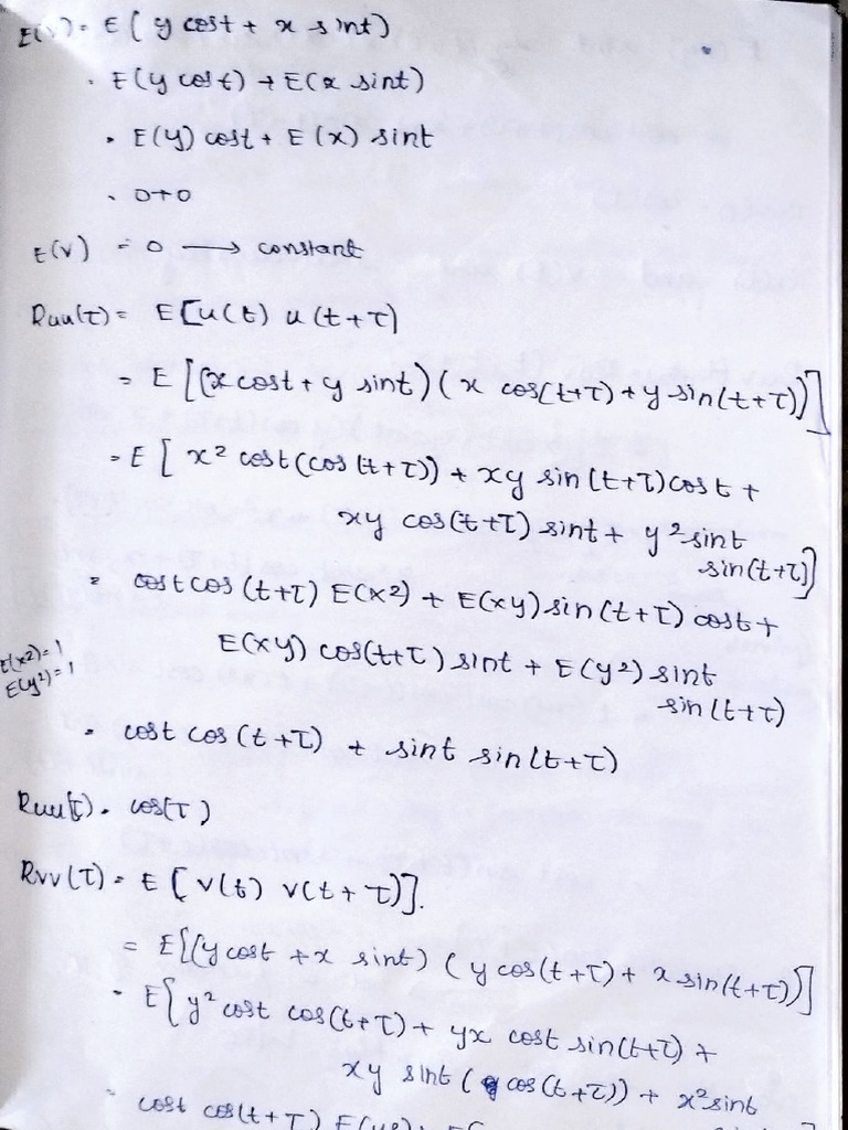 Random Process 2 | PDF