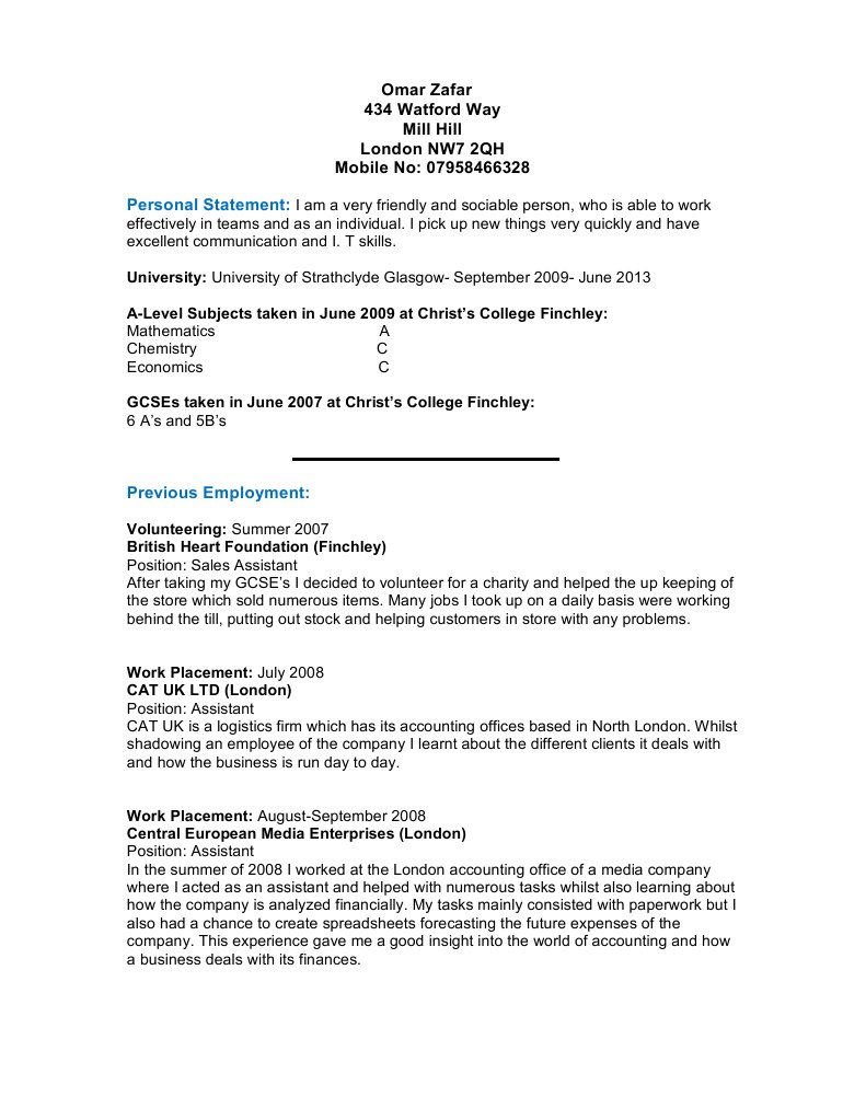 CV Omar Zafar | PDF | Career & Growth | Social Science