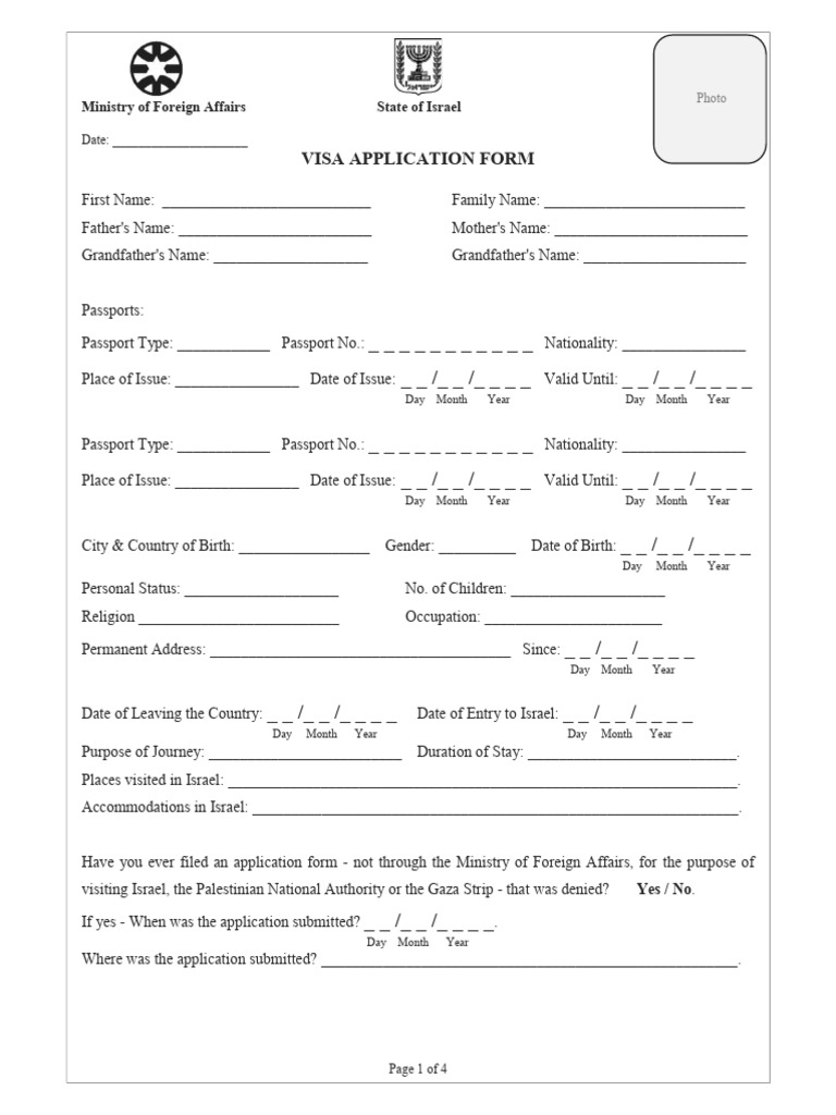 Online Application Form All Nationality | PDF | Passport | Travel Visa