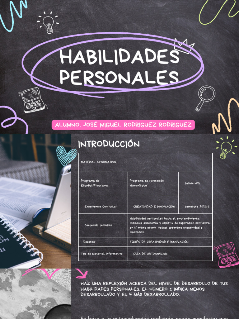 Habilidades Personales | PDF | Creatividad | Ciencias del comportamiento