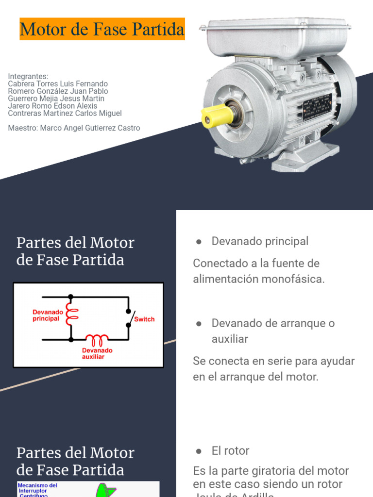 Motor Fase Partida | PDF | Energia electrica | Inductor