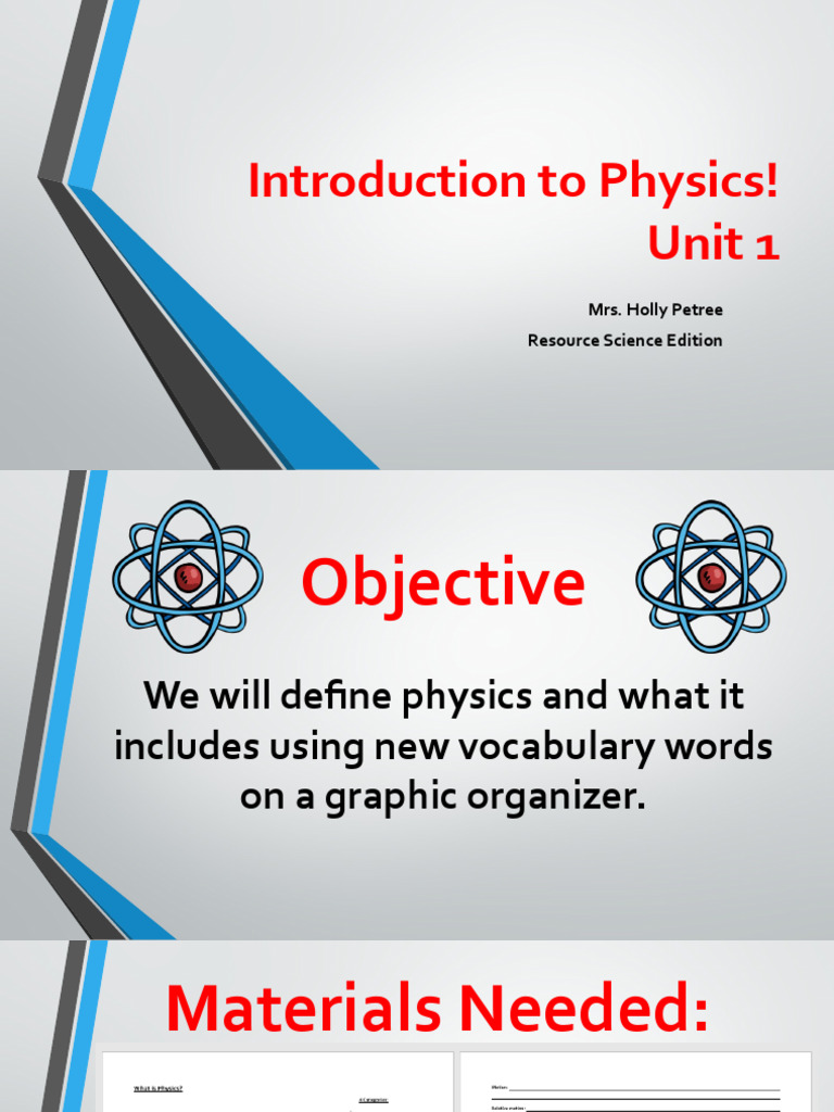 Introduction To Physics! | PDF | Speed | Physics