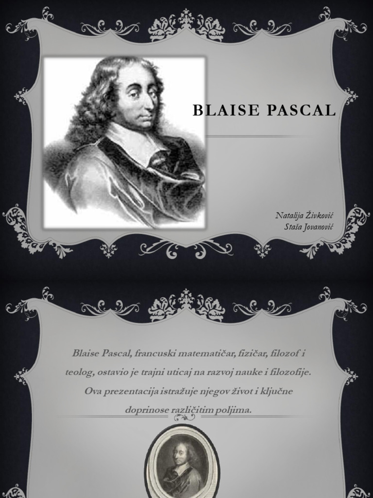 Blaise Pascal Nata | PDF