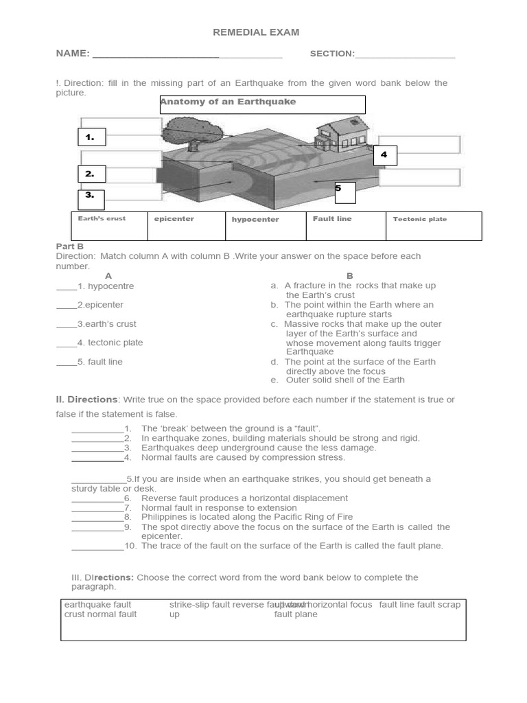 Remedial Exam | PDF | Atmosphere Of Earth | Atmosphere