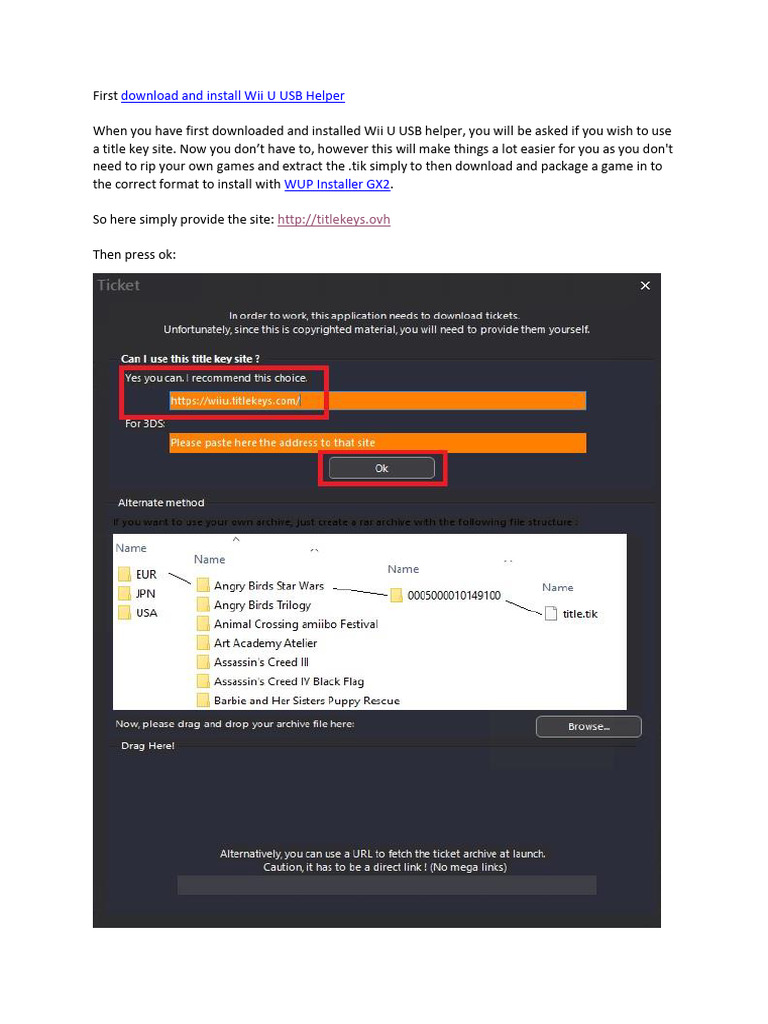 Wii U USB Helper | PDF