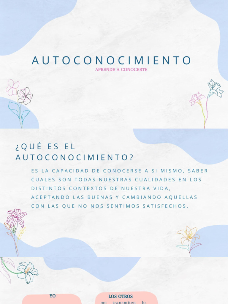 Claves del Autoconocimiento Personal | PDF | Relaciones personales ...