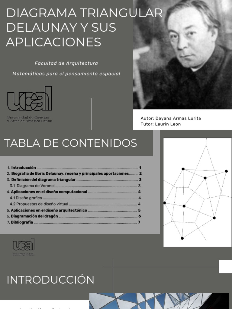 Dayana Armas Lurita Informe - Diagrama Triangular Delaunay | PDF ...