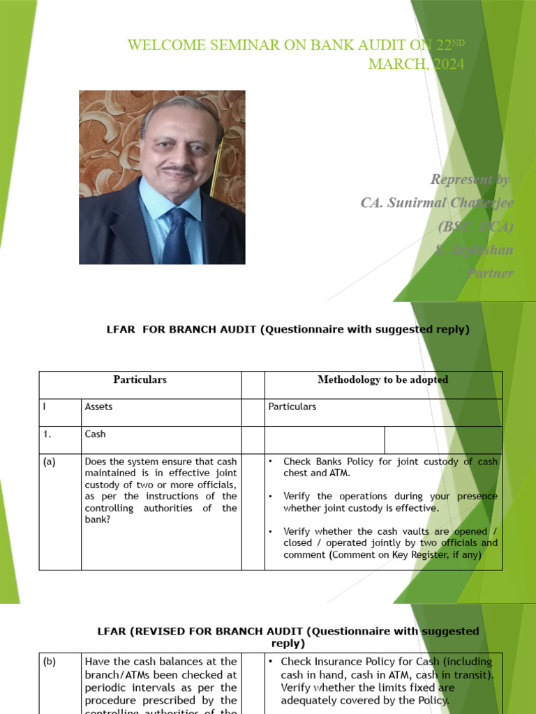 Lfar Presentation BK Audit On 22nd March 24 (1) - S Chatterjee ...
