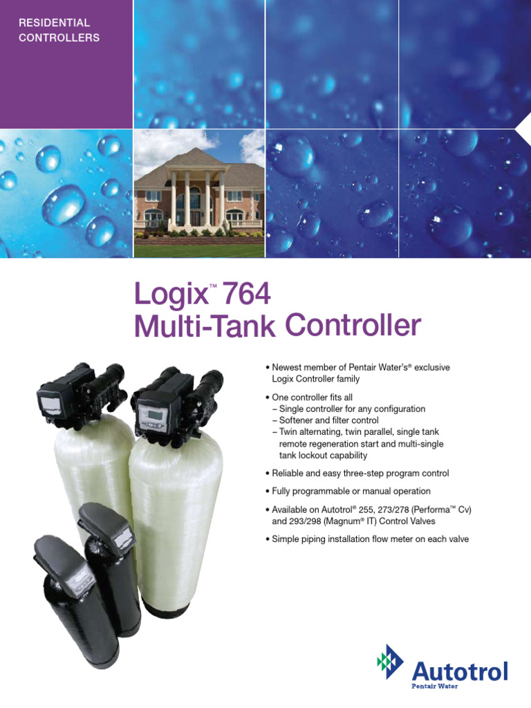 Pentair Logix 764 Product Profile 3023281 L | PDF | Valve | Equipment
