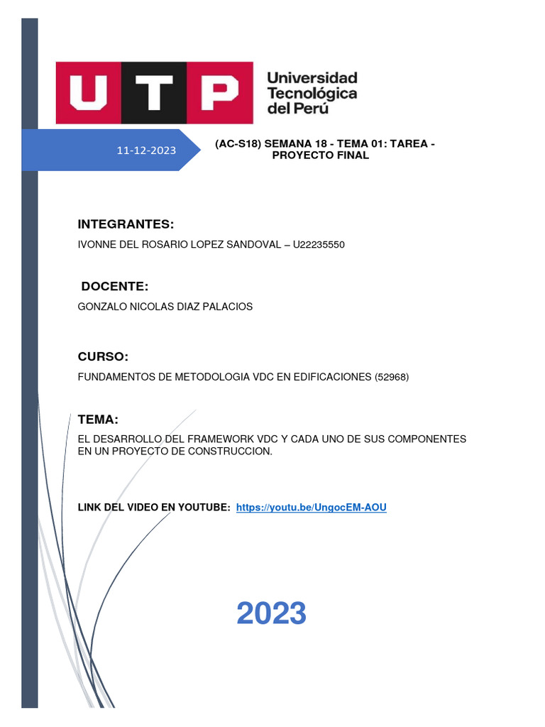 Desarrollo del Framework VDC en Construcción | PDF | Diseño | Informática