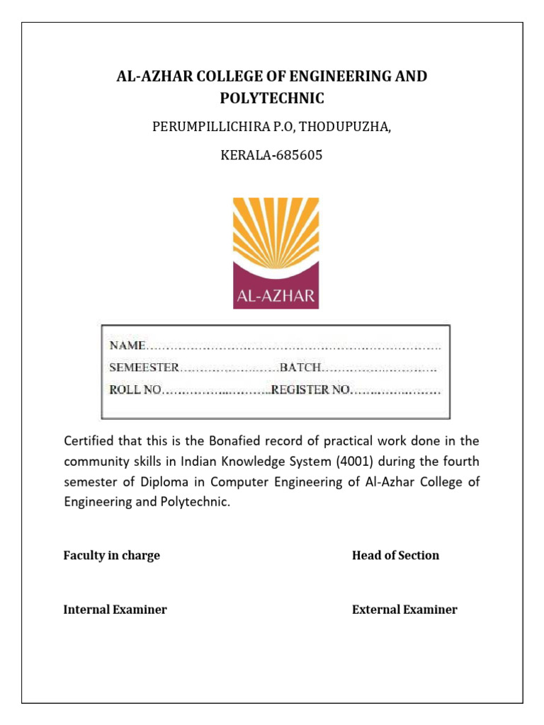 CSI REPORT | PDF | Traditional Knowledge