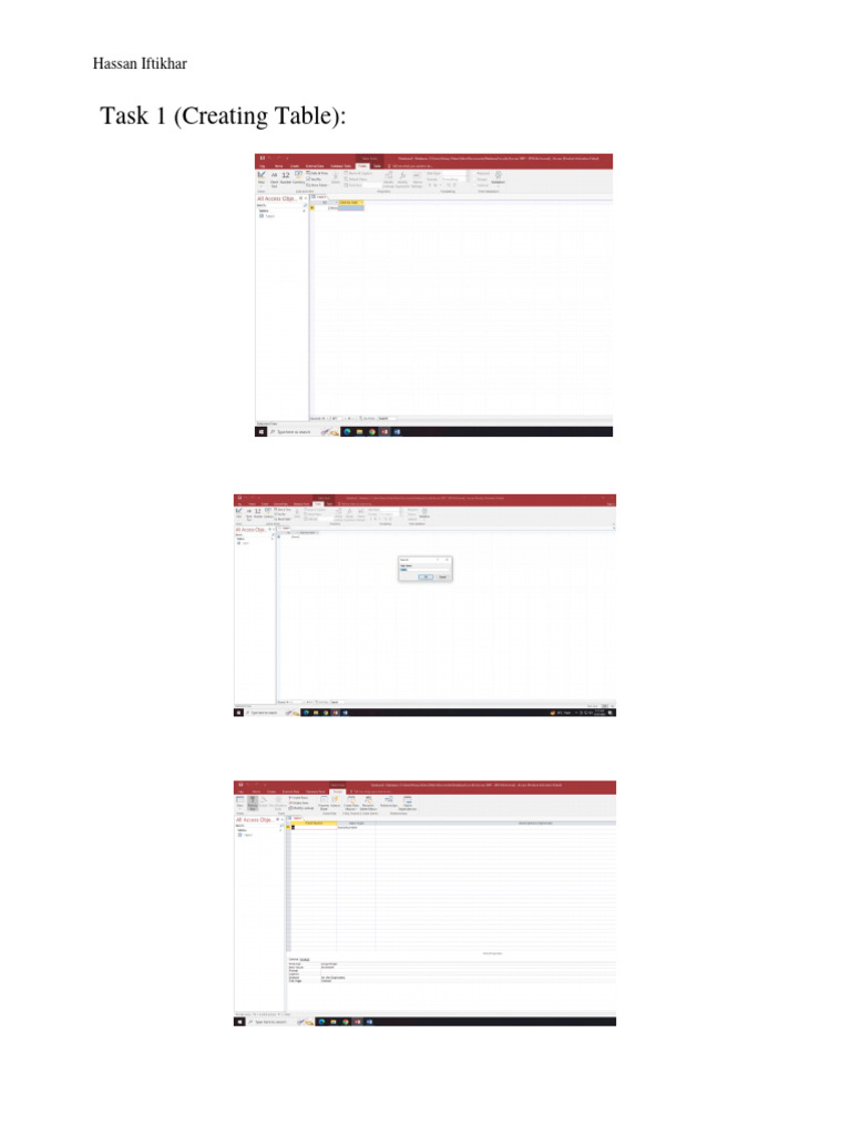 Database Tasks Overview | PDF | Politics