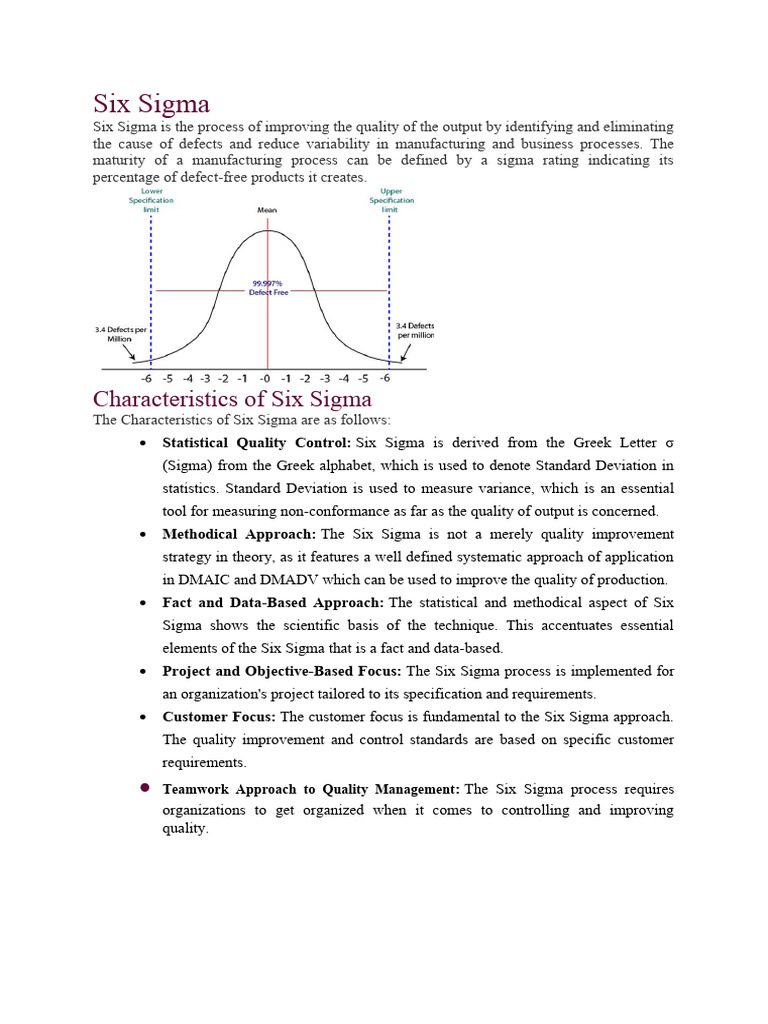 SE Unit-5 | PDF | Six Sigma | Standard Deviation