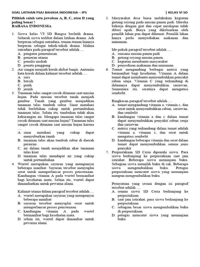 Latsol Psaj Bin-Ips | PDF | Seni & Disiplin Bahasa | Kajian Bahasa Asing