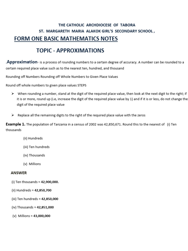 Basic Mathematics Notes F.1 | PDF | Equations | Triangle