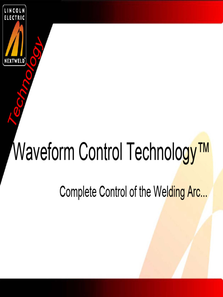 NW Waveform Control Technology Jan 04 | PDF | Welding | Construction