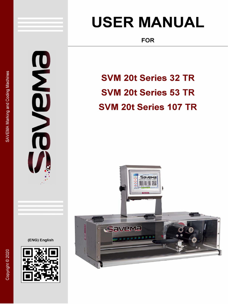 Savema SVM 20 T Series User Manual | PDF | Menu (Computing) | Valve
