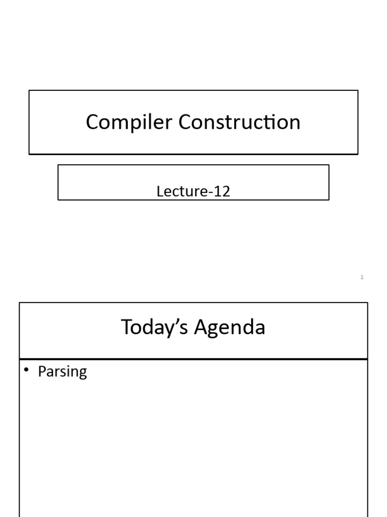 Understanding Predictive Parsing | PDF | Parsing | Syntax