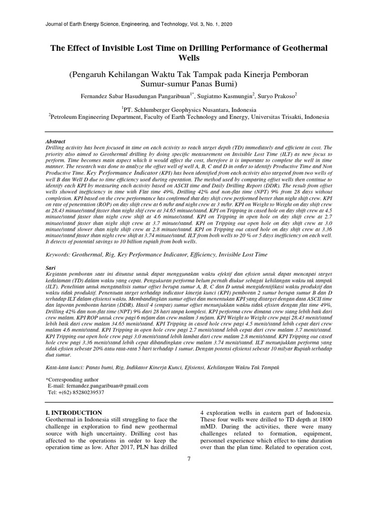 The Effect of Invisible Lost Time On Drilling Perf | PDF | Casing ...