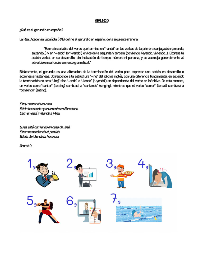 El Gerundio. | PDF | Arte