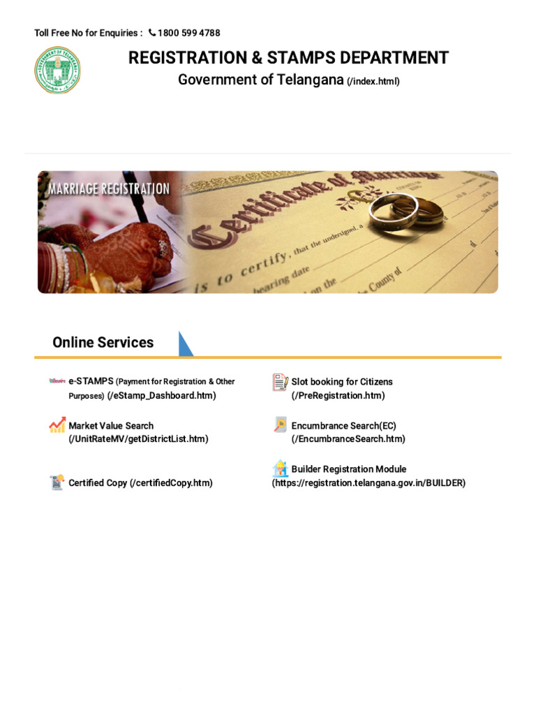 Telangana Registration & Stamps Department | PDF | Business | Finance ...