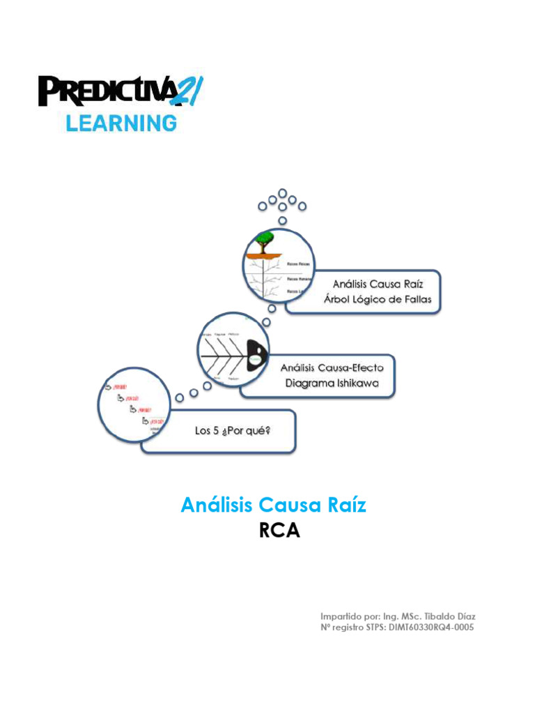 Manual Del Participante - Analisis Causa Raiz - RCA | PDF | Ingeniería de confiabilidad | Causalidad