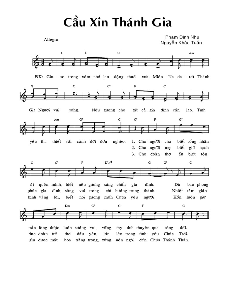 5a. Cầu Xin Thánh Gia | PDF