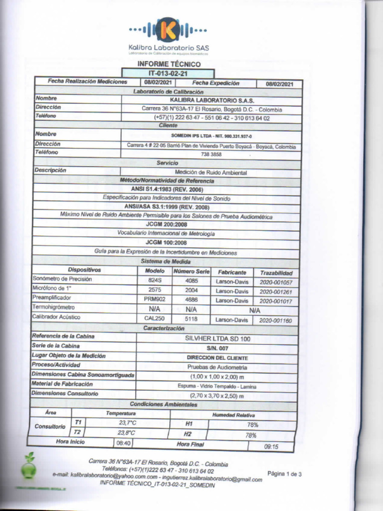 INFORME TECNICO | PDF