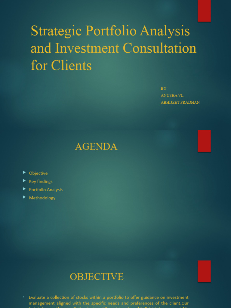 Finance and Risk Analytics Capstone Project | PDF | Sharpe Ratio ...