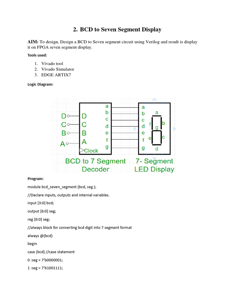 Experiment 2 | Download Free PDF | Binary Coded Decimal | Computer Programming