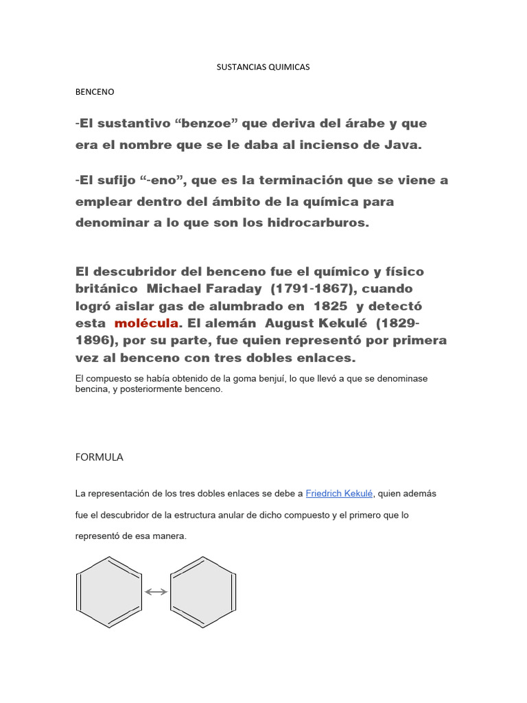 Sustancias Quimicas | PDF | Química | Materiales
