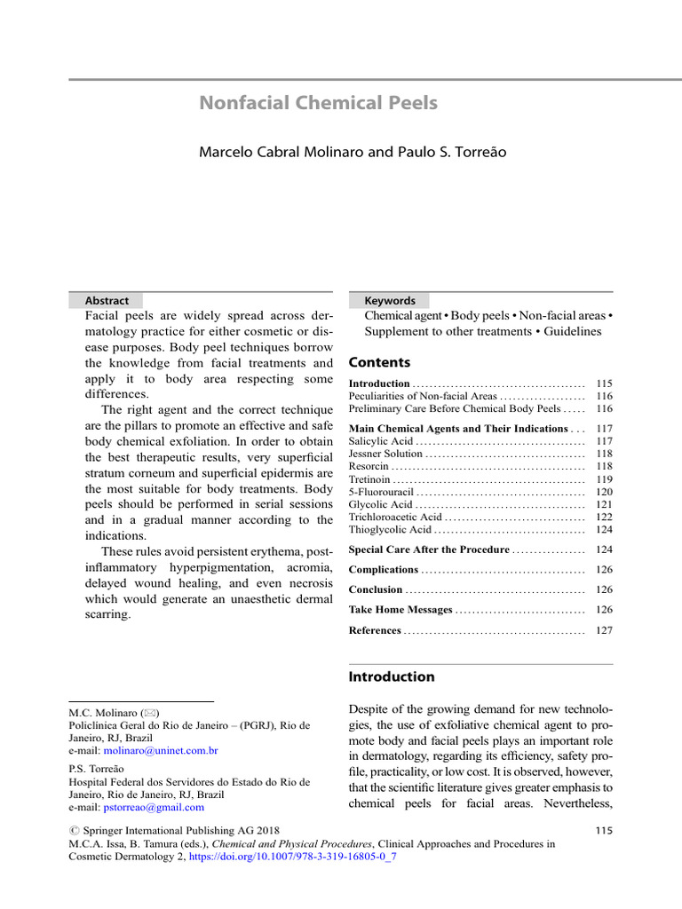 Peeling Corporal | Download Free PDF | Skin | Scar