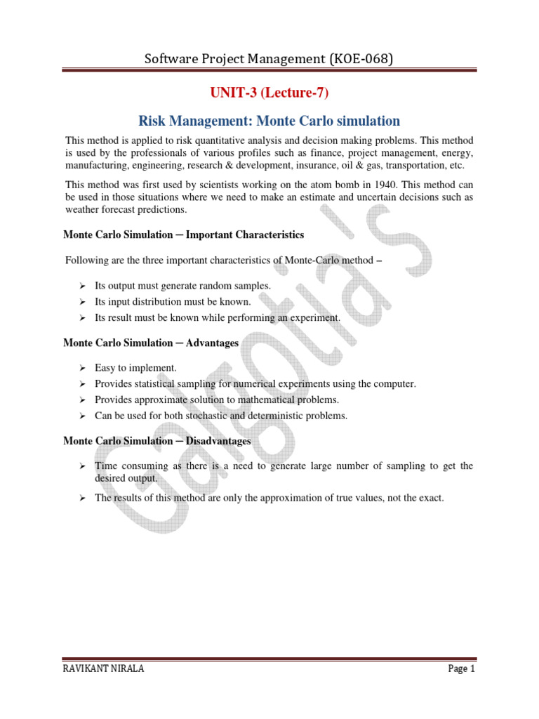 Software Project Management Unit-3 - 7 | PDF | Technology & Engineering