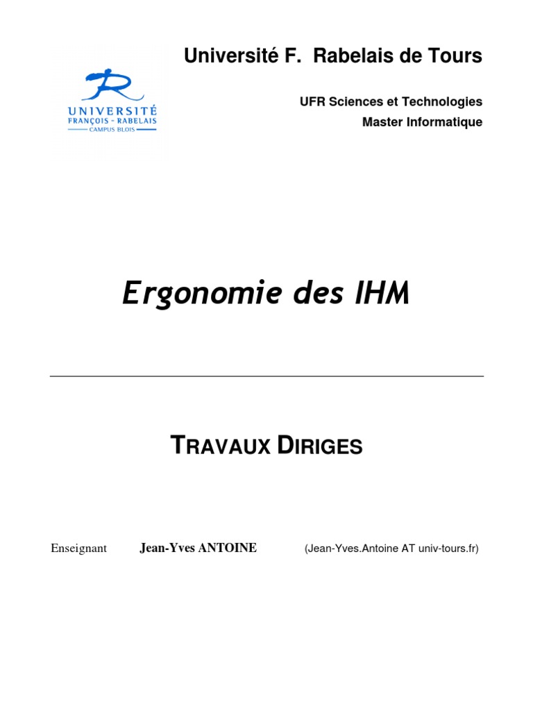 Ihm TD 2 | PDF | Clavier d'ordinateur | Curseur (interface)