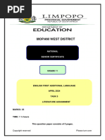 English FAL P2 Grade 10 Nov 2023 Memo | PDF | Waste | Linguistics