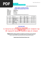 CBSE Class 10 Marksheet Sample 2024 | PDF