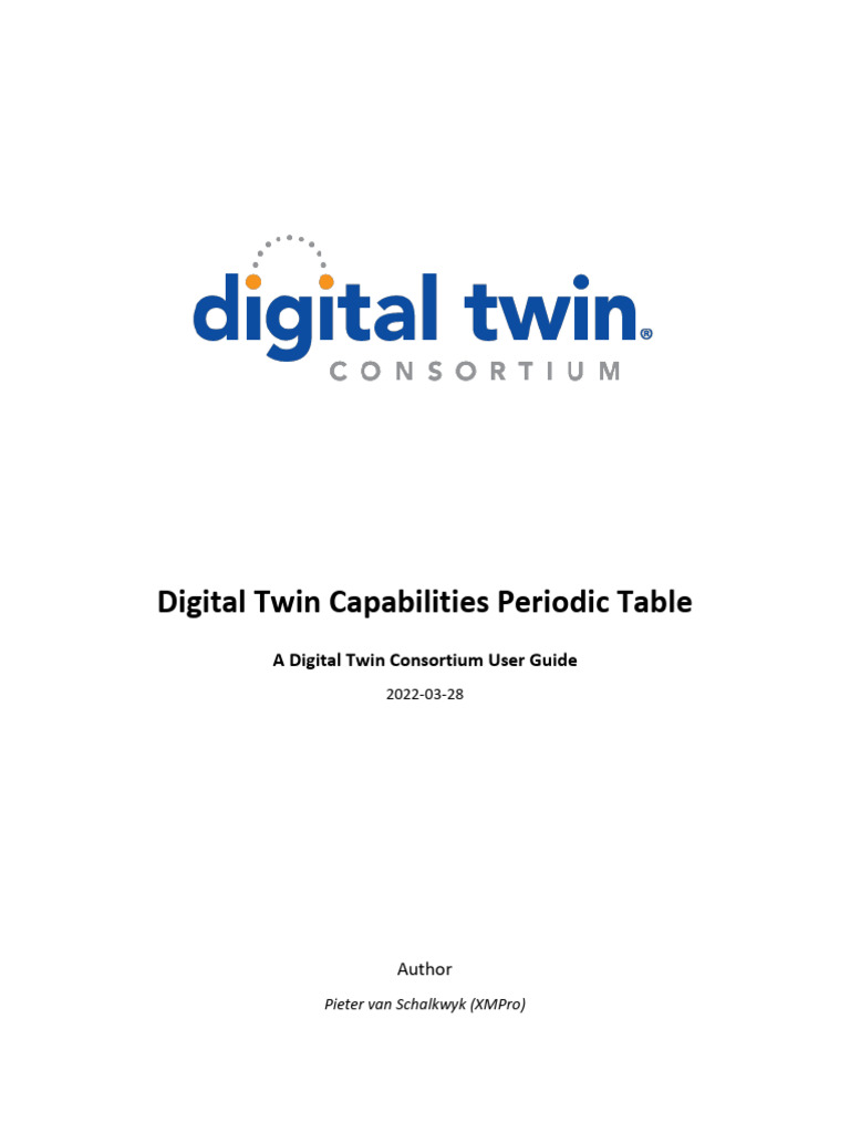 Digital-Twin-Capabilities-Periodic-Table-User-Guide 1 | PDF | Data ...
