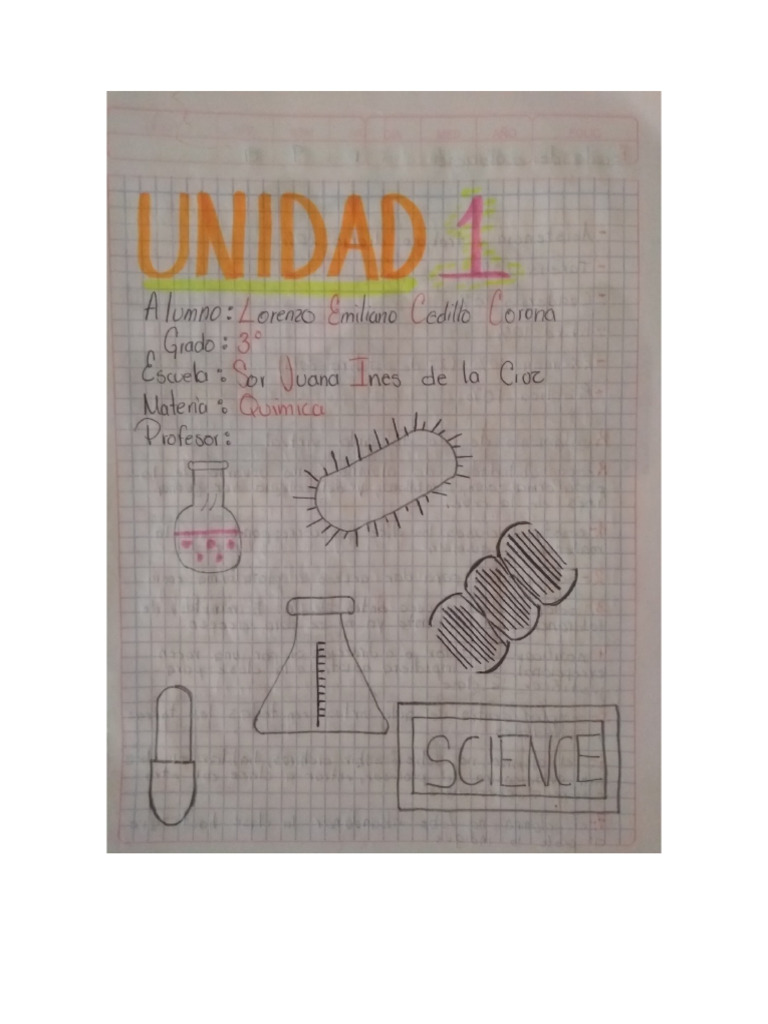 Apuntes De Quimica Unidad 1 Pdf