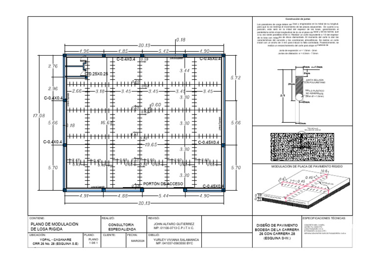 Plano Bodega Verificado-Presentación1 | PDF