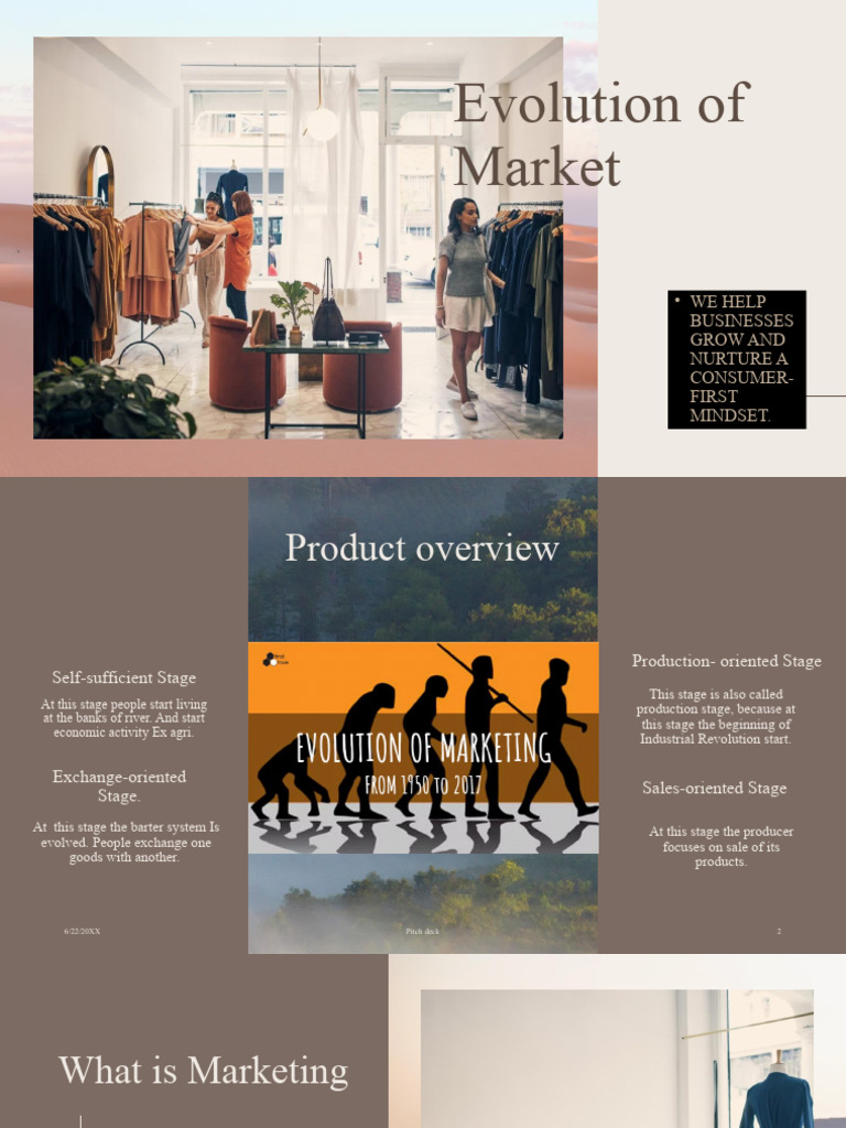Evolution of Market. | PDF | Marketing | Market (Economics)