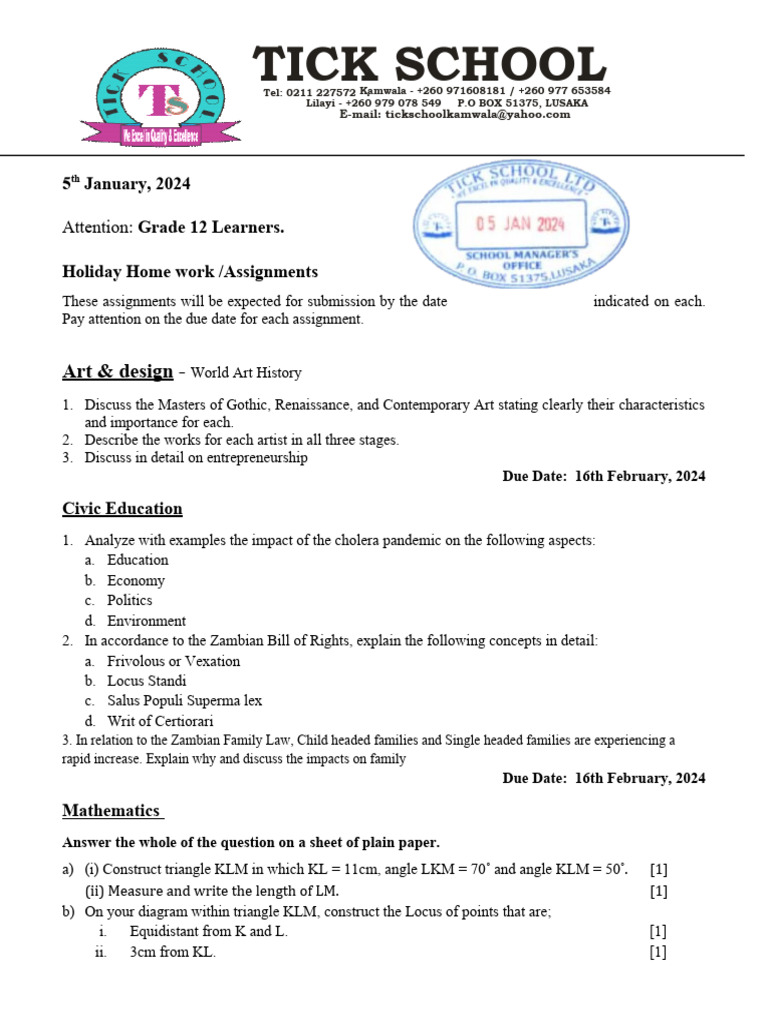 Grade 12 - WORK | PDF | Chemistry