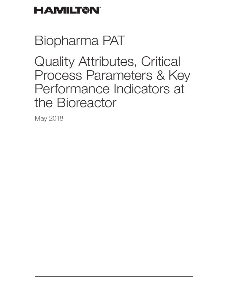Hamilton WhitePaper Biopharm PAT | PDF | Biopharmaceutical | Biology