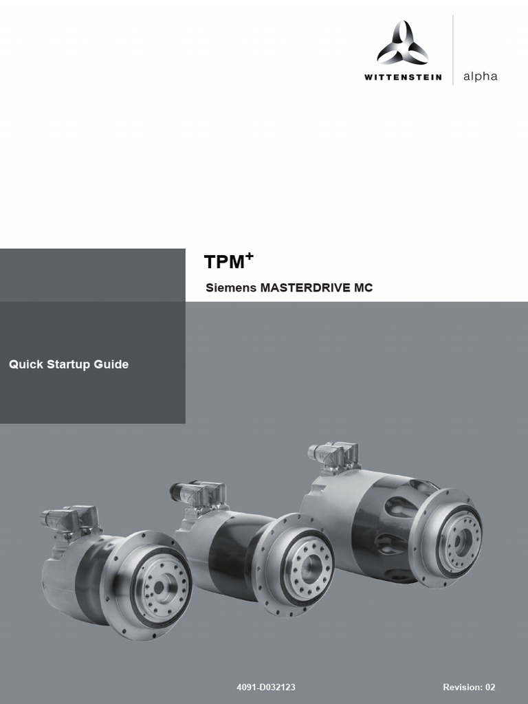 Startup Guide TPM Plus Siemens Masterdrive en | PDF | Servomechanism ...